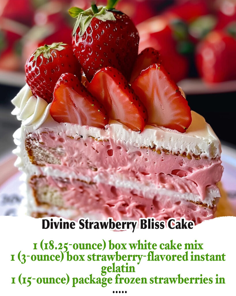 THE BEST STRAWBERRY CAKE EVER