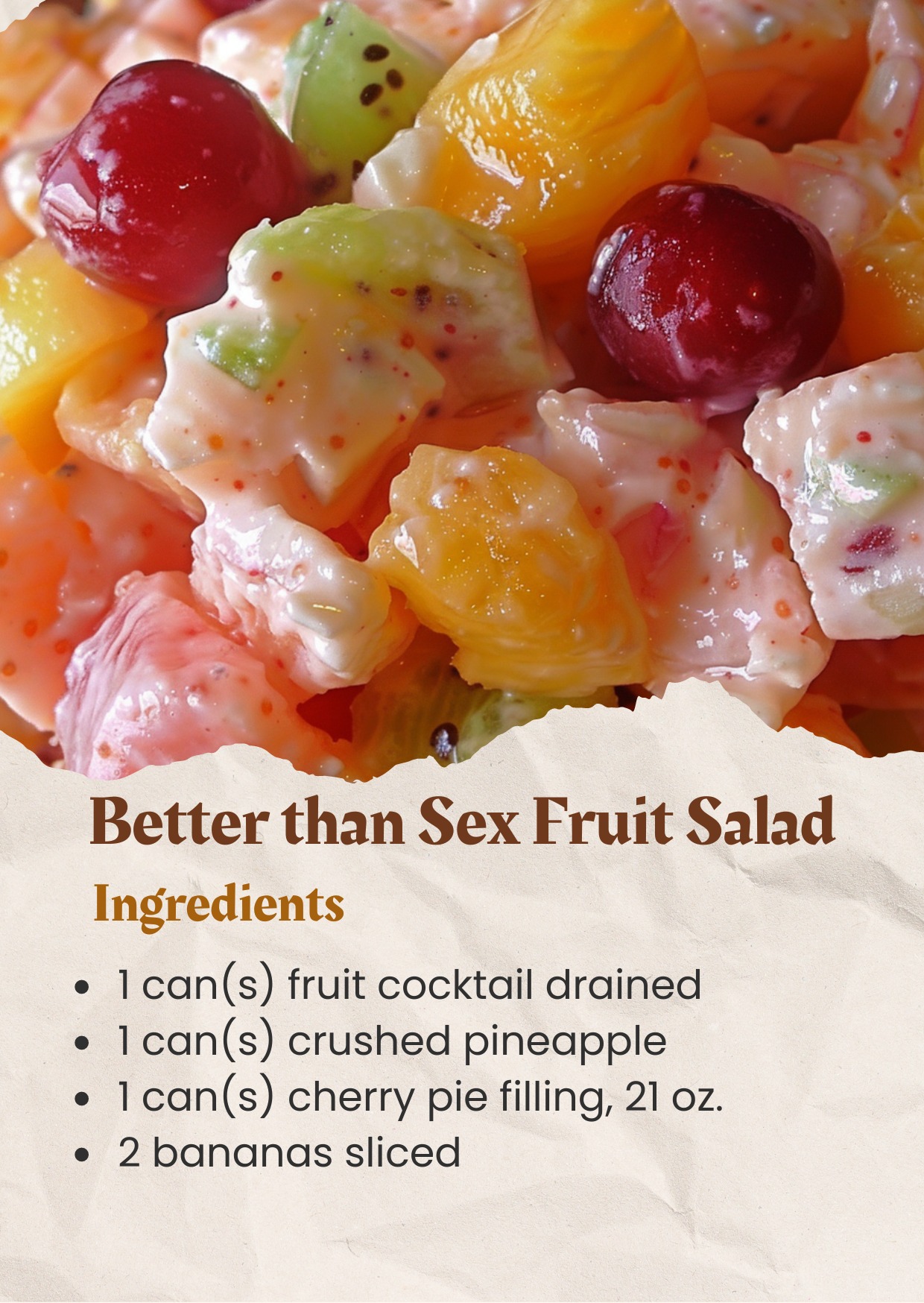 Better Than Sex Fruit Salad Arch Recipes