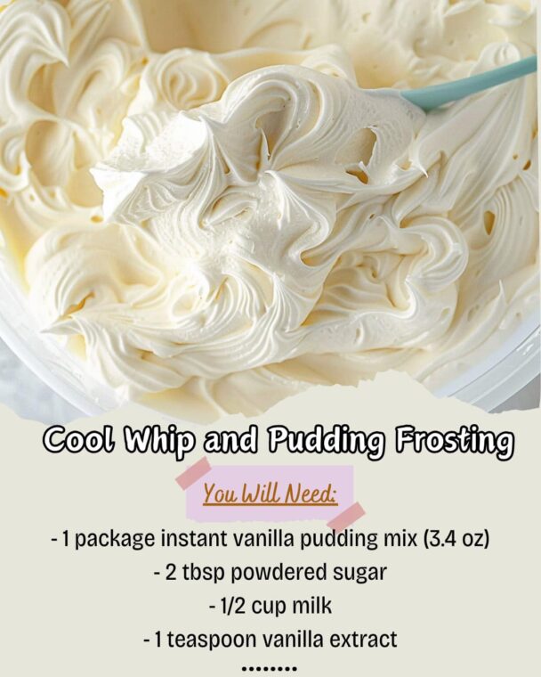 Cool Whip and Pudding Frosting – Arch Recipes