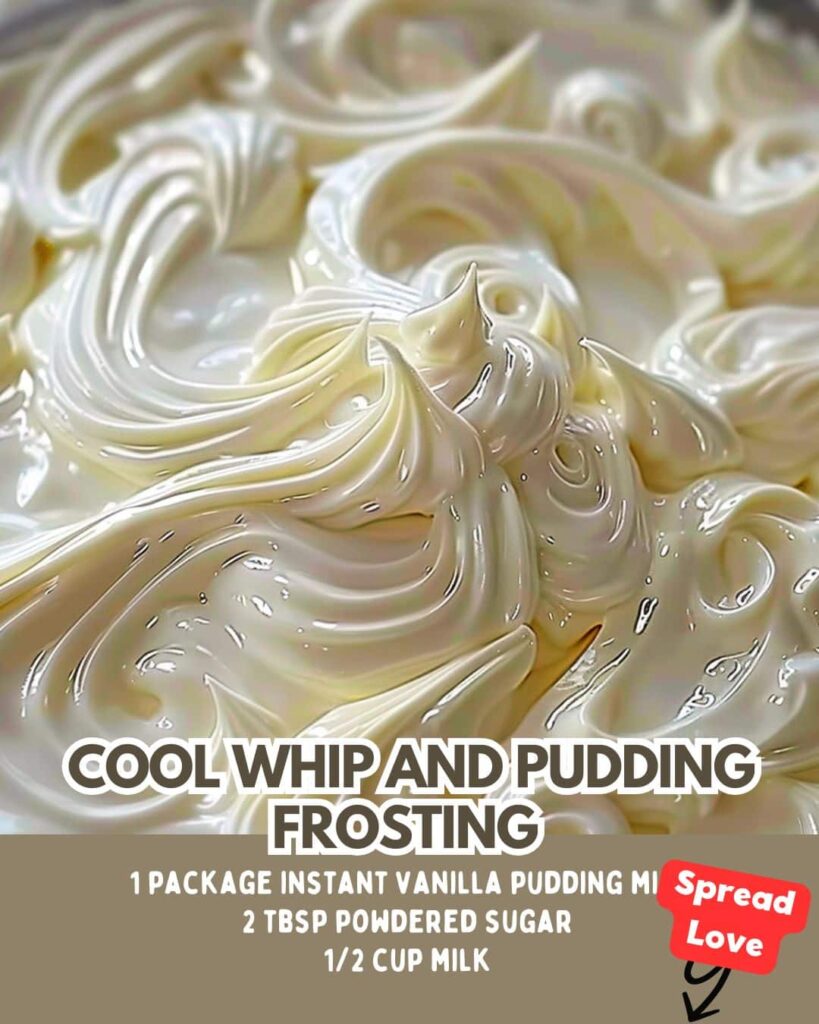 Cool Whip and Pudding Frosting