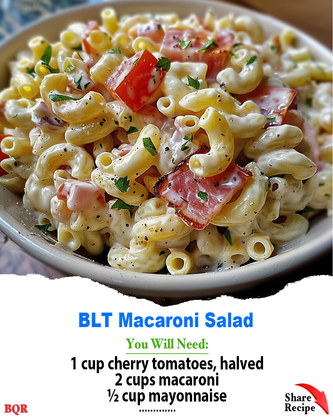 BLT Macaroni Salad