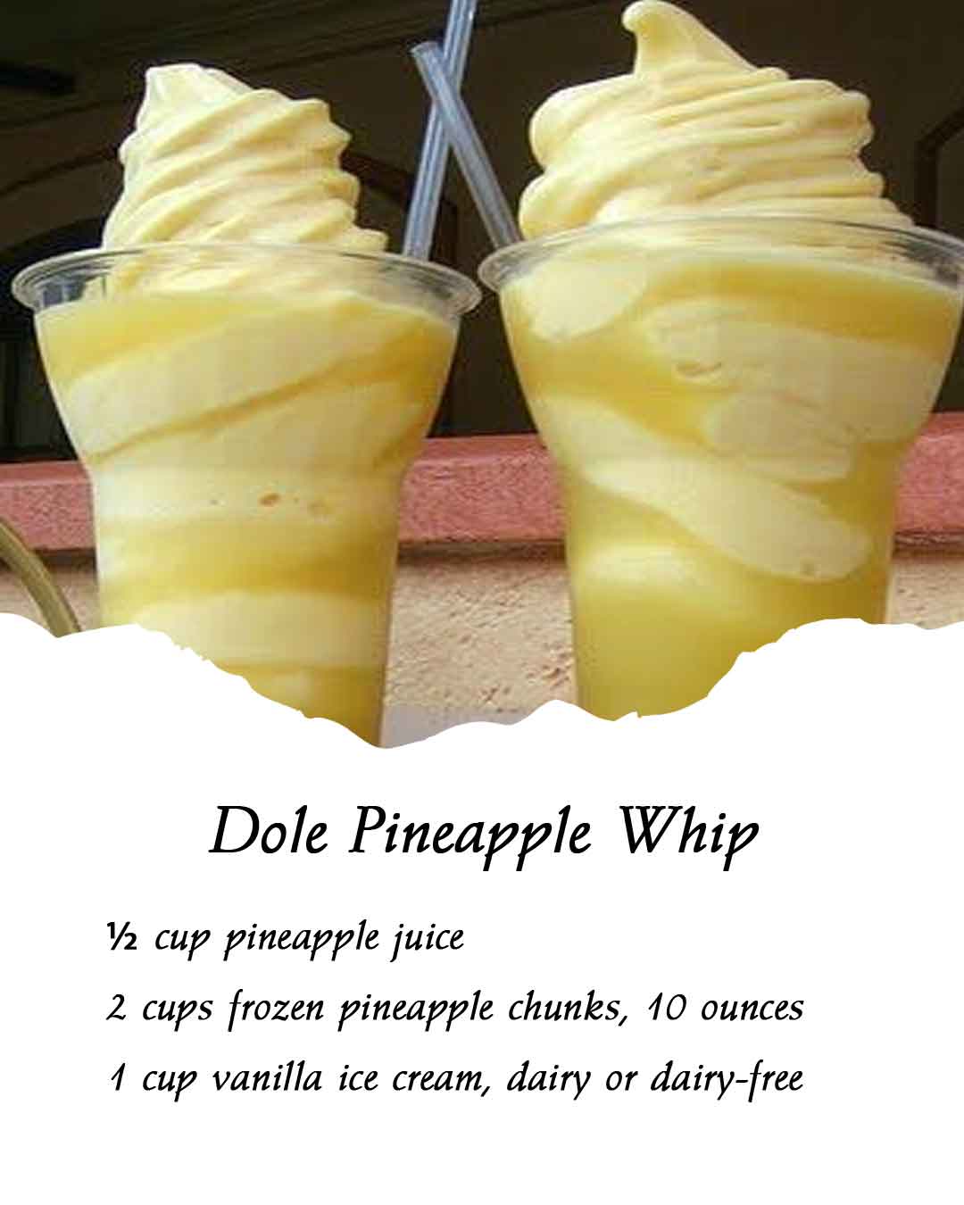 DOLE PINEAPPLE WHIPPED DESSERT