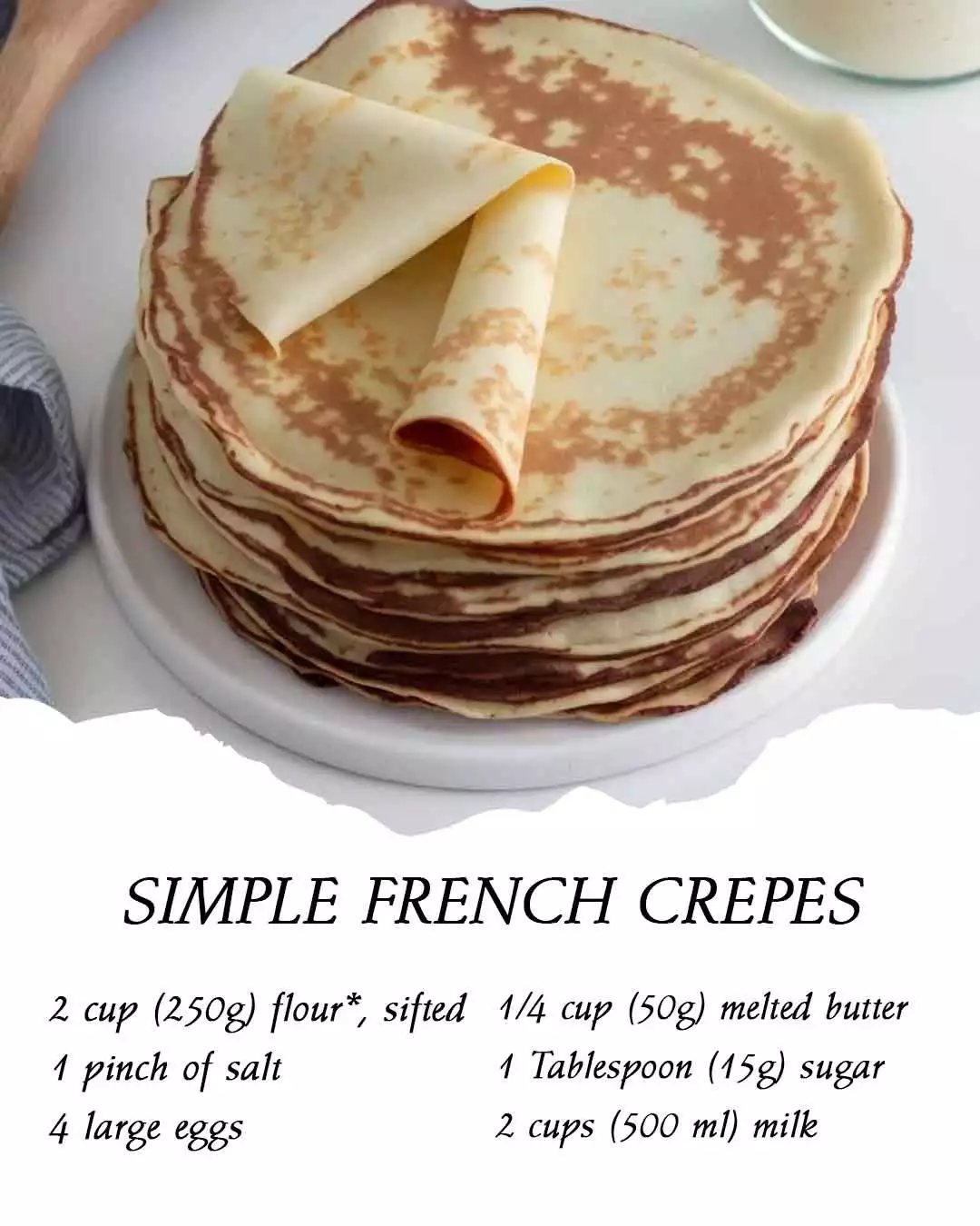 Simple French Crepes