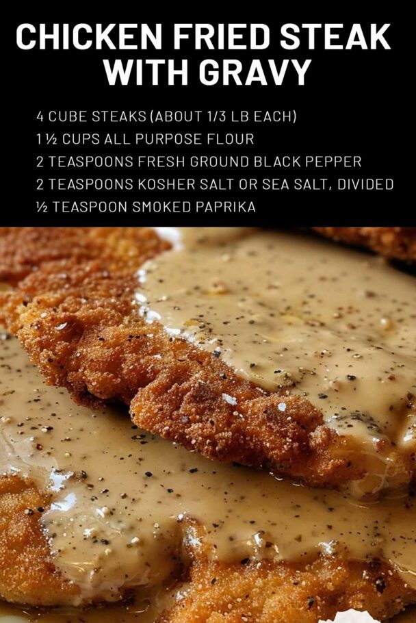 Chicken Fried Steak with Gravy – Arch Recipes