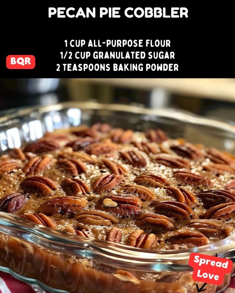 The Best Pecan Pie Cobbler