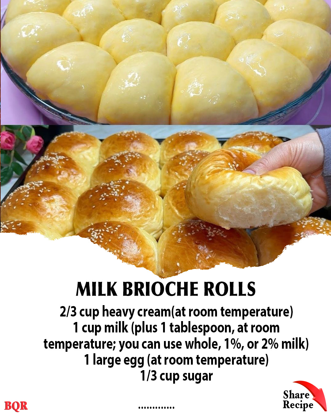 MILK BRIOCHE ROLLS
