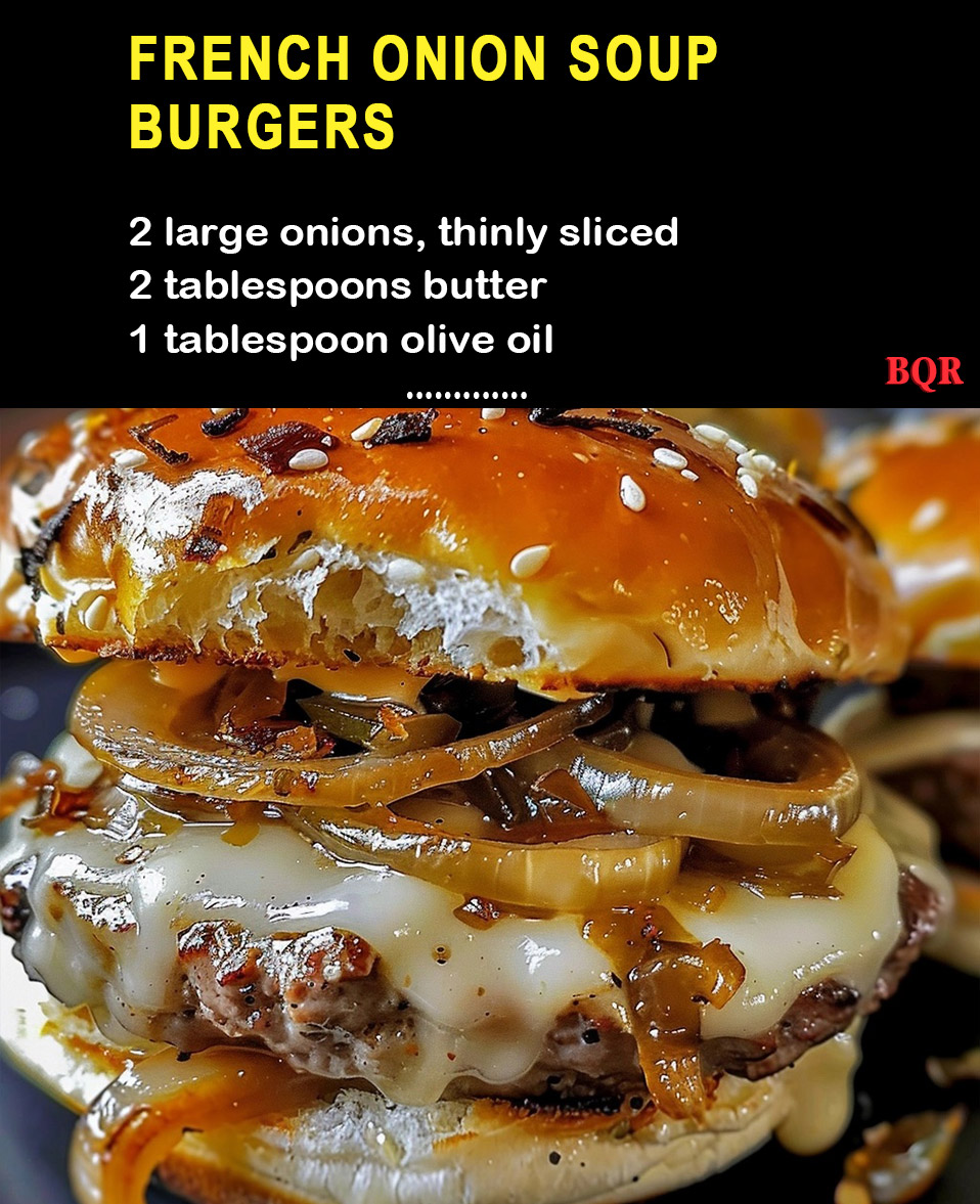 French Onion Soup Burgers