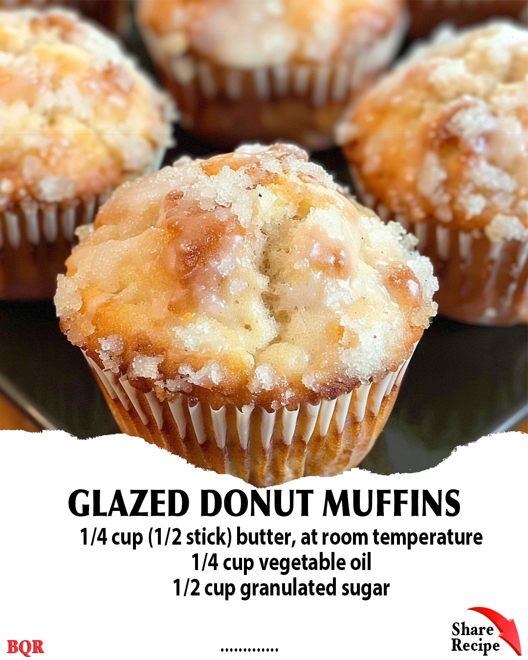 GLAZED DONUT MUFFINS RECIPE
