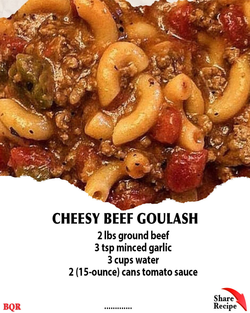 CHEESY BEEF GOULASH – Arch Recipes
