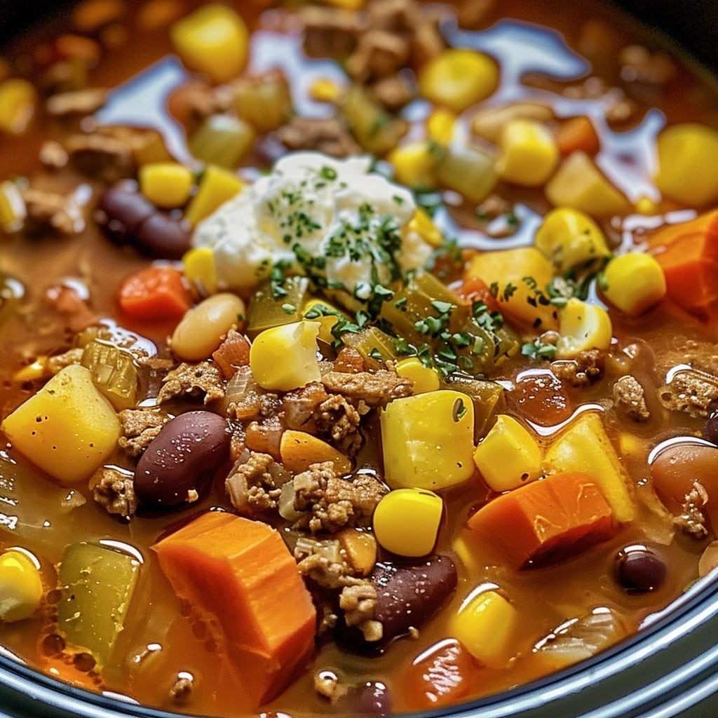 CROCKPOT COWBOY SOUP