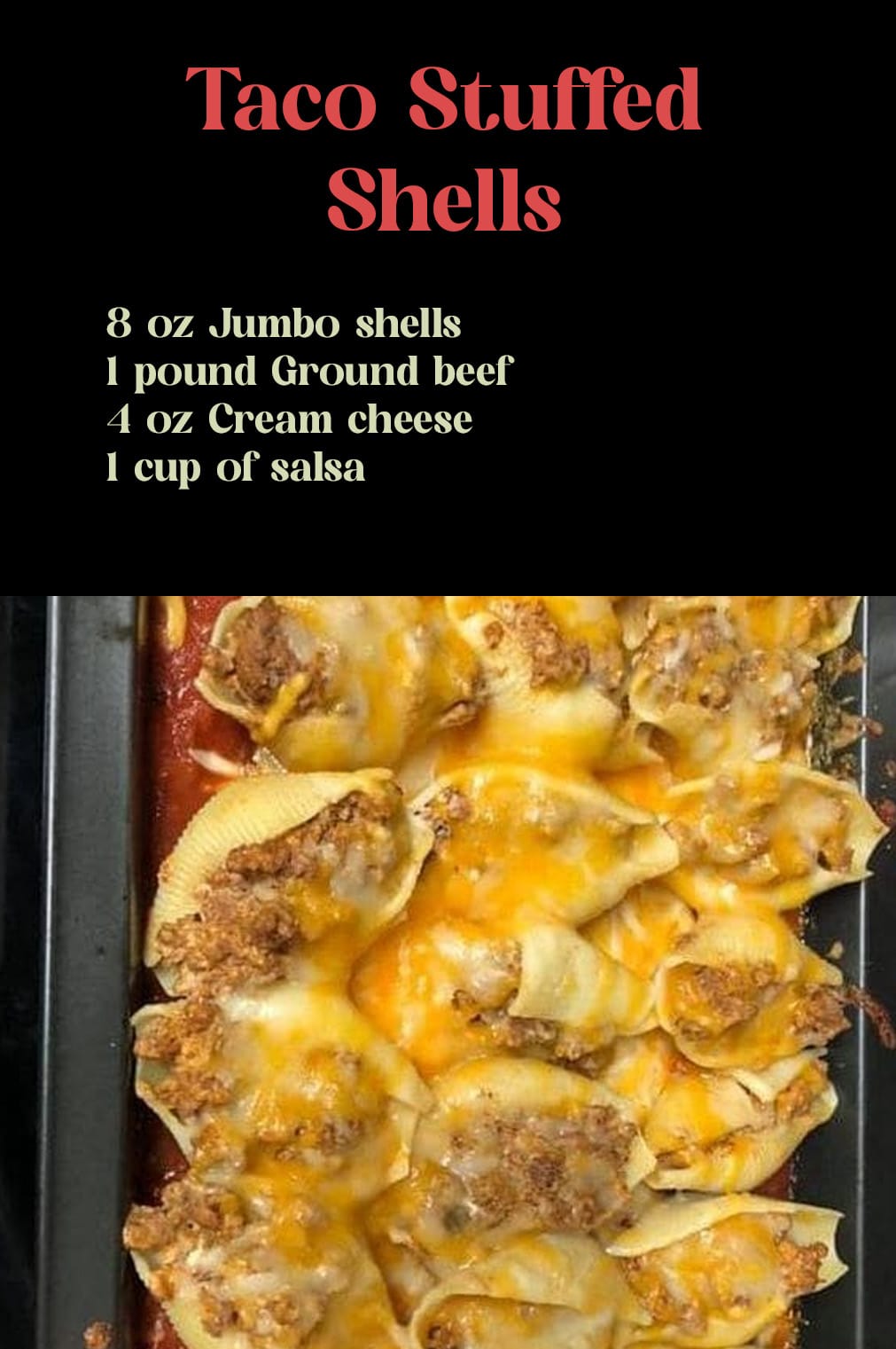 Taco Stuffed Shells