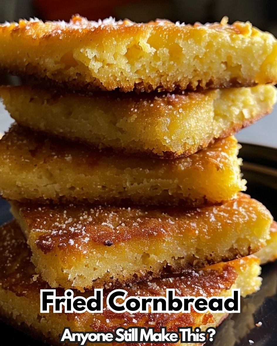 Fried Cornbread – Southern Cornmeal Hoecakes