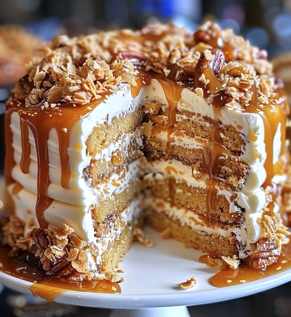 Caramel Crunch Cake Recipe – Arch Recipes