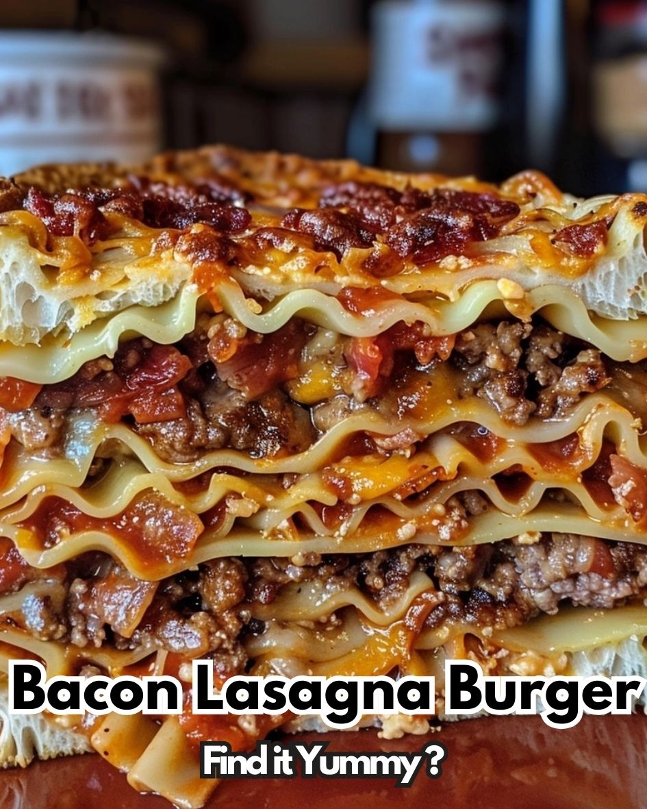 Bacon Lasagna Burger