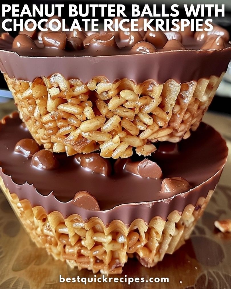 Peanut Butter Balls With Chocolate Rice Krispies Arch Recipes