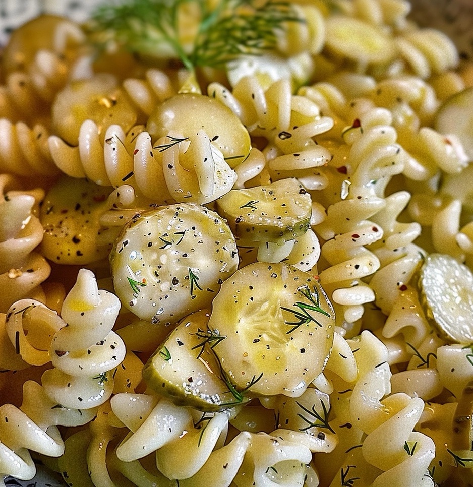 DILL PICKLE PASTA SALAD – Arch Recipes