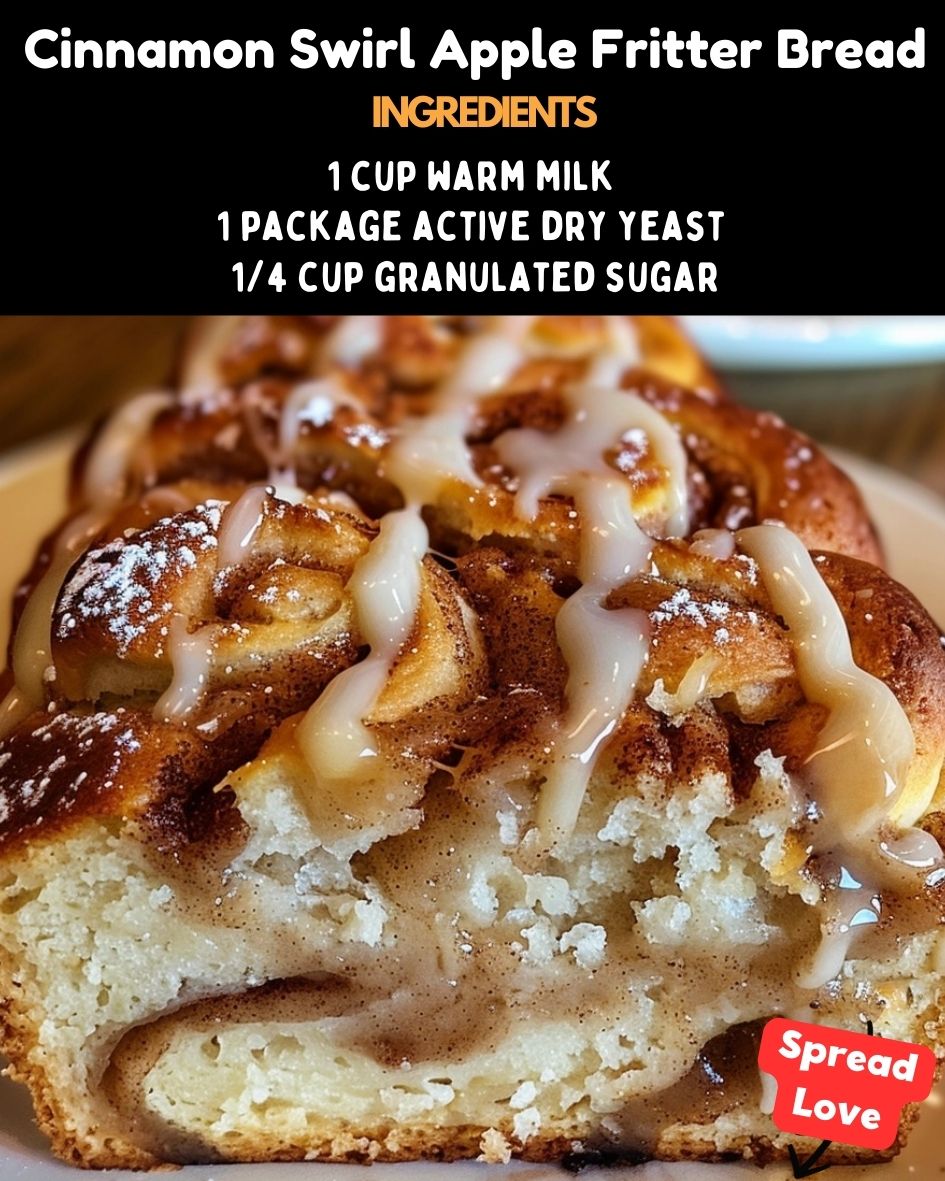 Cinnamon Swirl Apple Fritter Bread – Arch Recipes