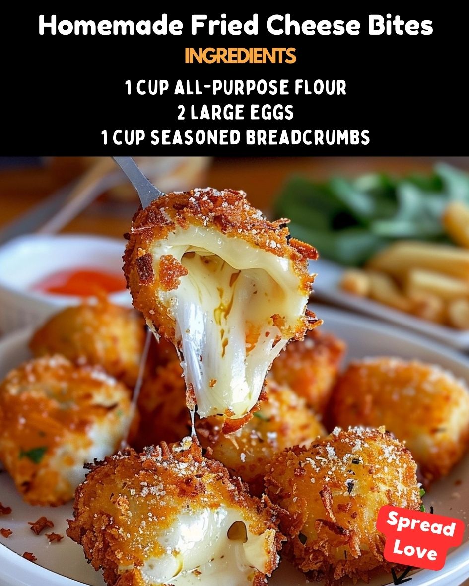 Homemade Fried Cheese Bites Recipe