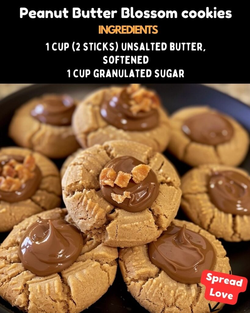 Peanut Butter Blossom cookies – Arch Recipes