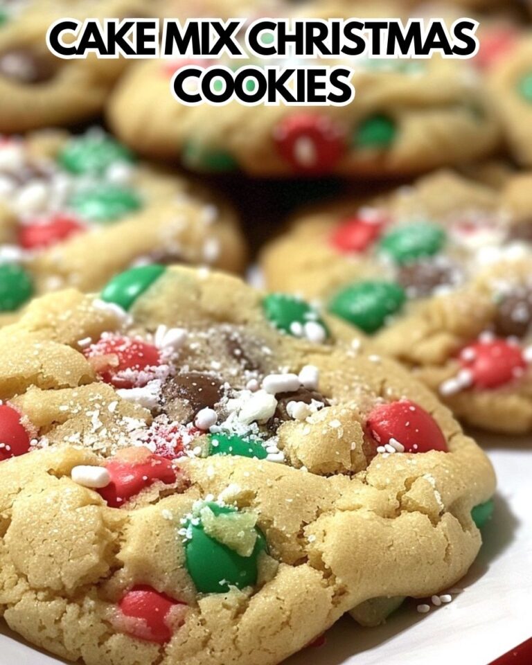 Cake Mix Christmas Cookies