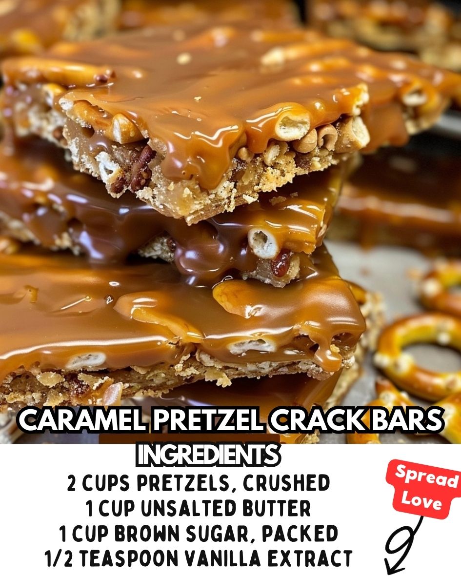 Caramel Pretzel Crack Bars – Arch Recipes