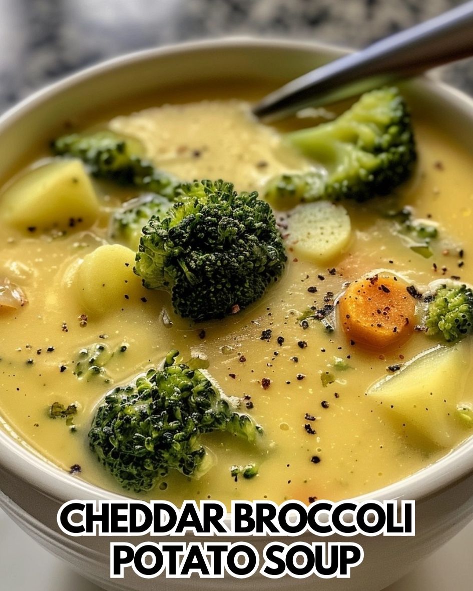 Cheddar Broccoli Potato Soup