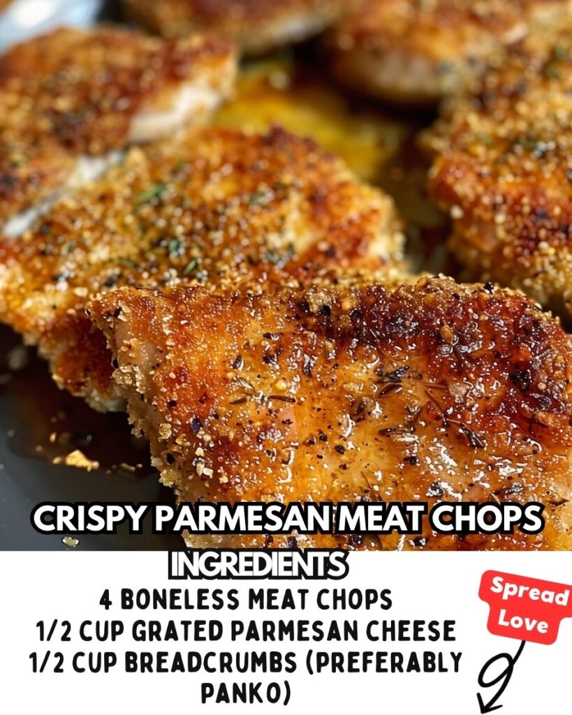 Crispy Parmesan Meat Chops