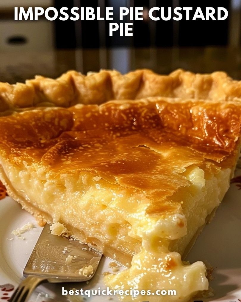 Impossible Pie Custard Pie