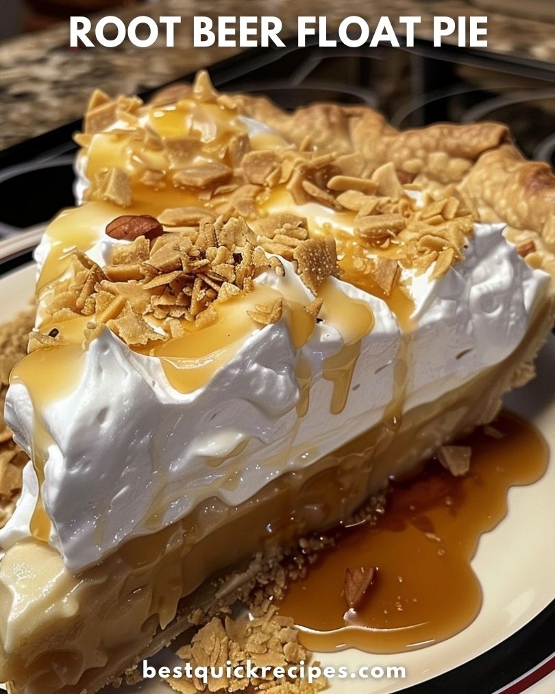 Root Beer Float Pie