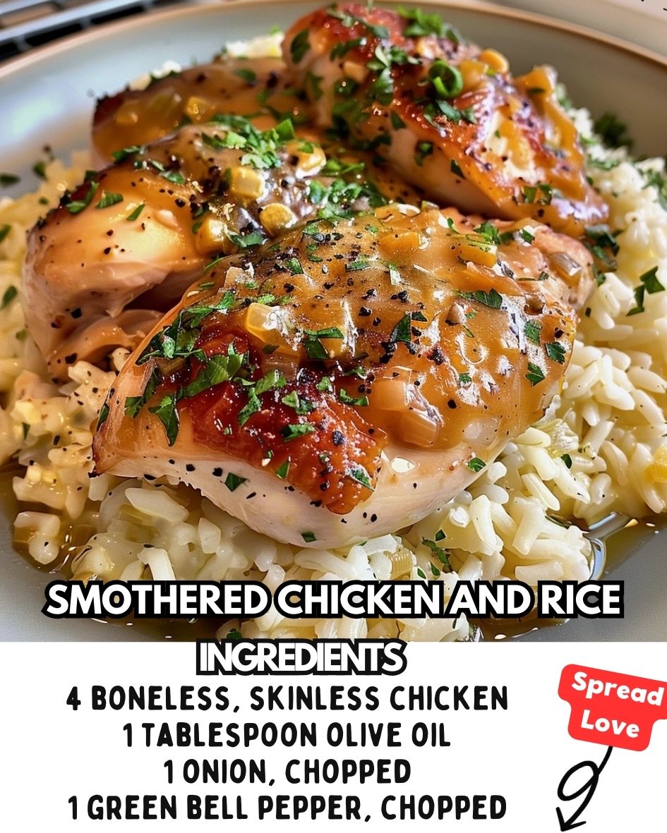 Smothered Chicken and Rice