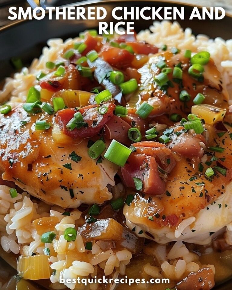 Smothered Chicken and Rice