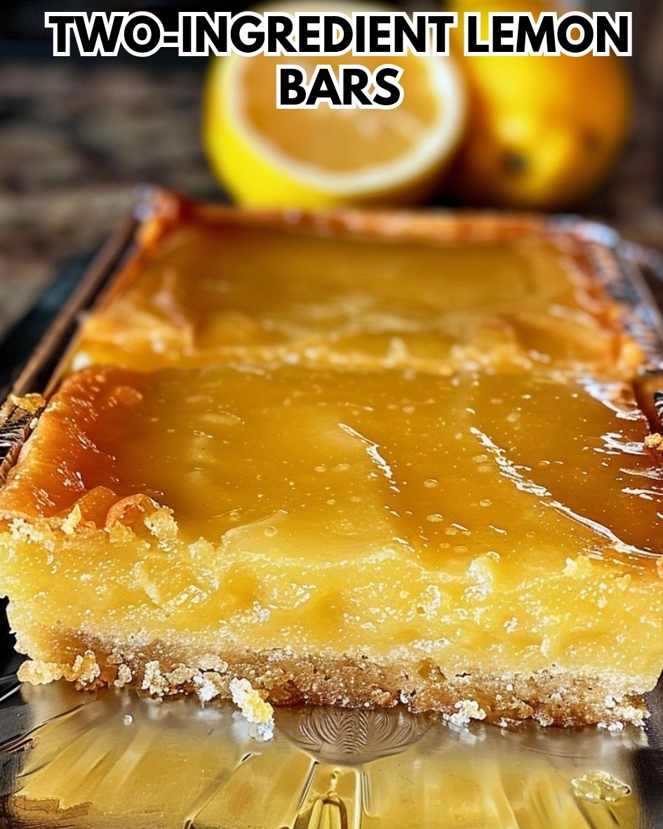 Two-Ingredient Lemon Bars