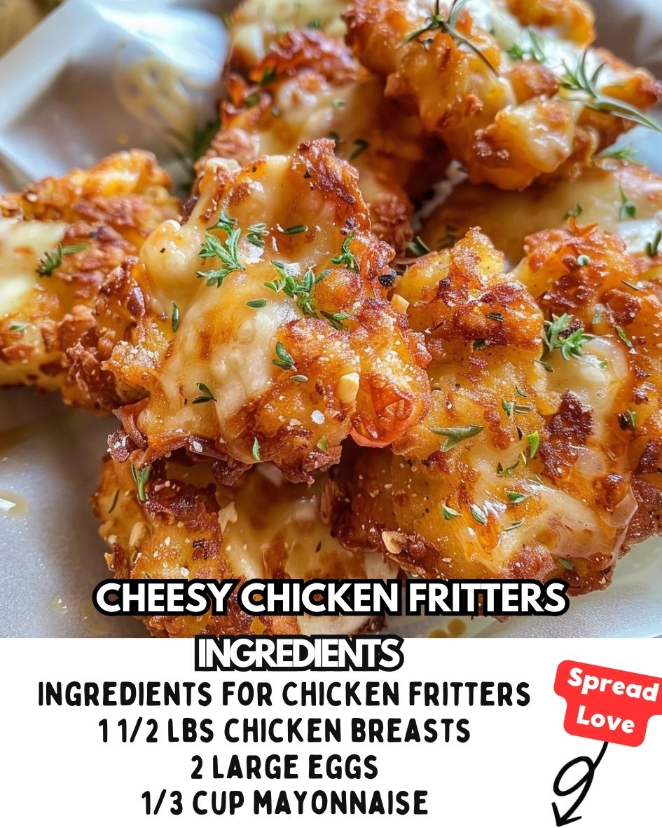 Cheesy Chicken Fritters – Arch Recipes