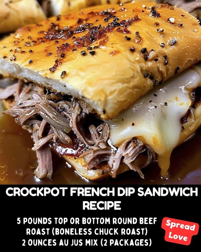 Crockpot French Dip Sandwich Recipe