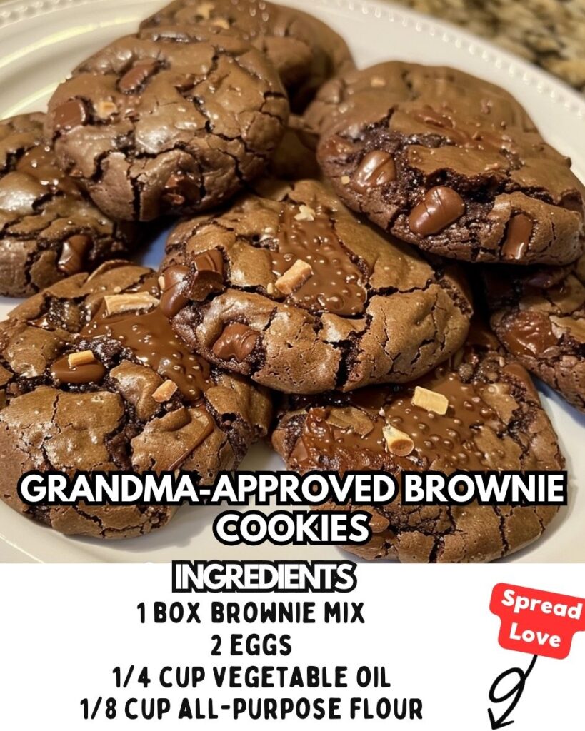 Grandma Approved Brownie Cookies