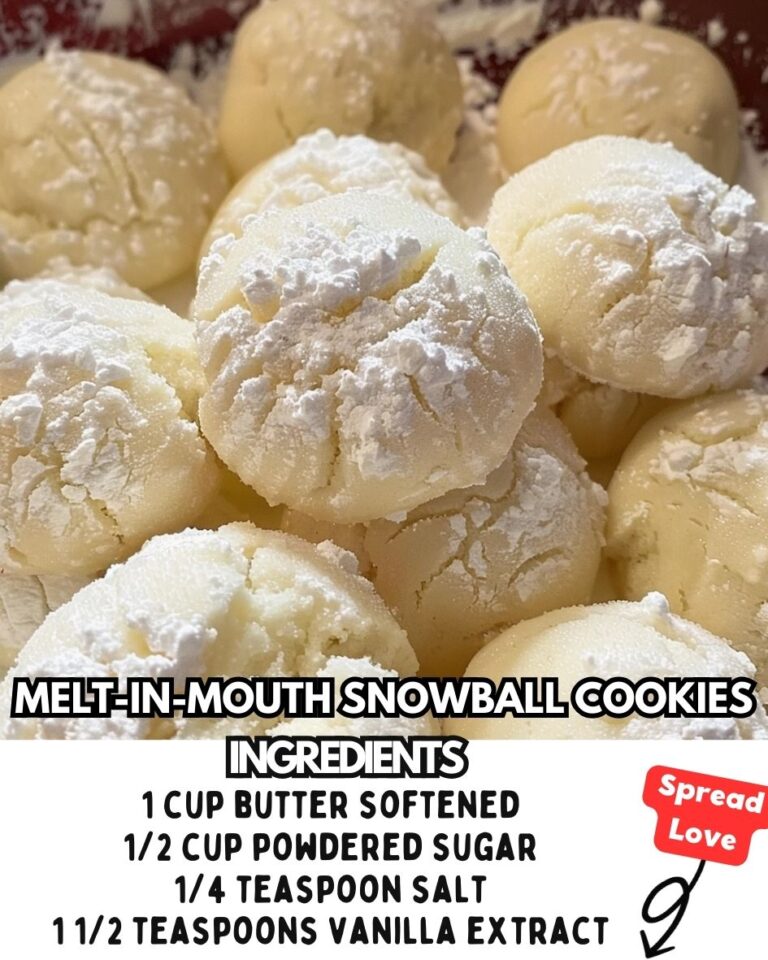 Melt-in-Mouth SNOWBALL COOKIES