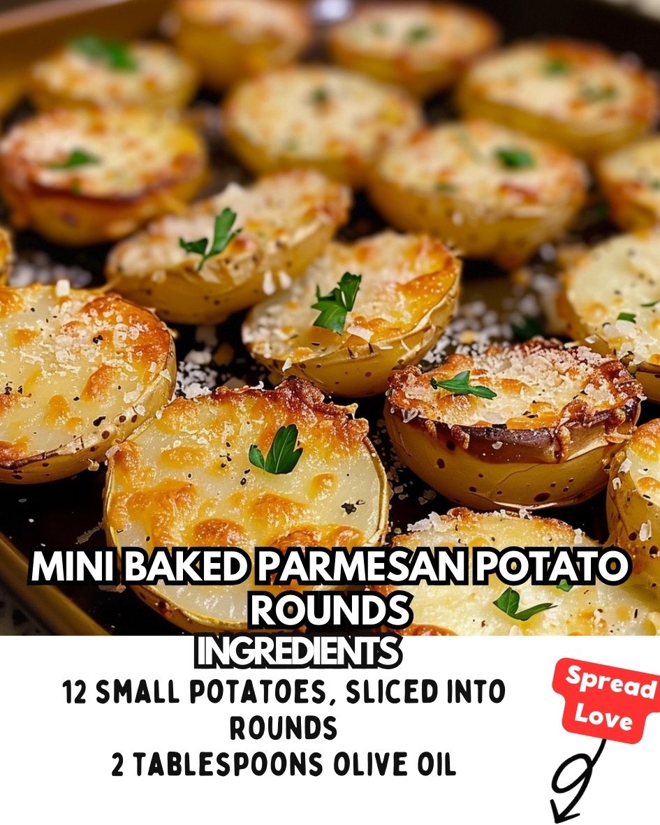 Mini Baked Parmesan Potato Rounds