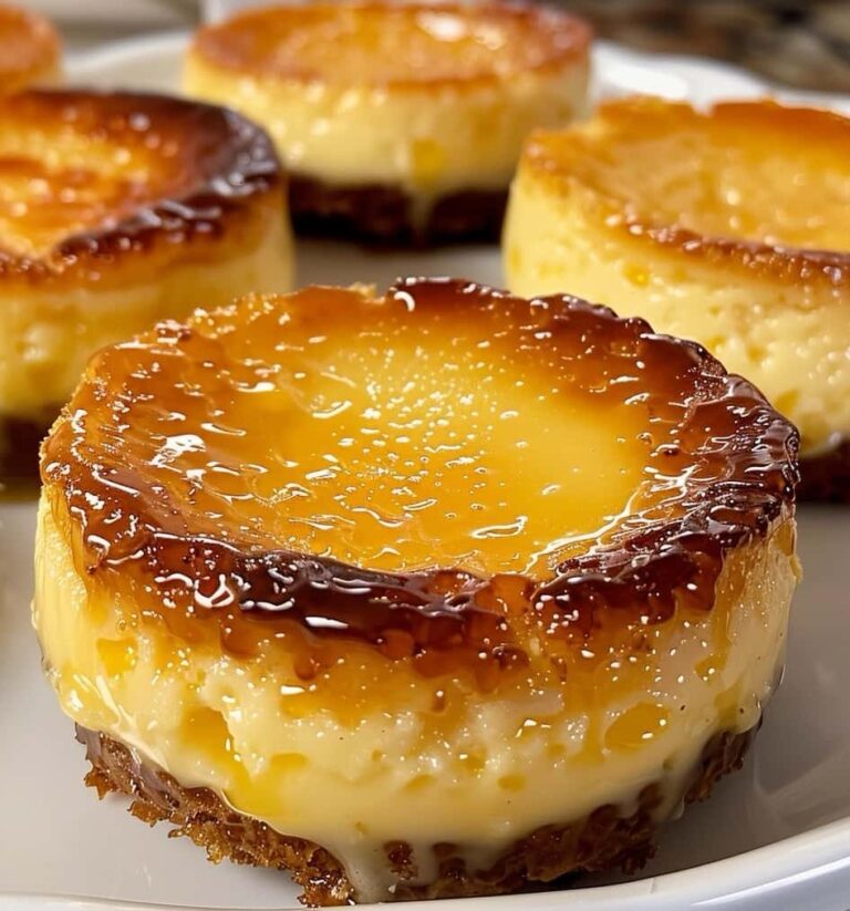 Mini Crème Brûlée Cheesecakes Recipe