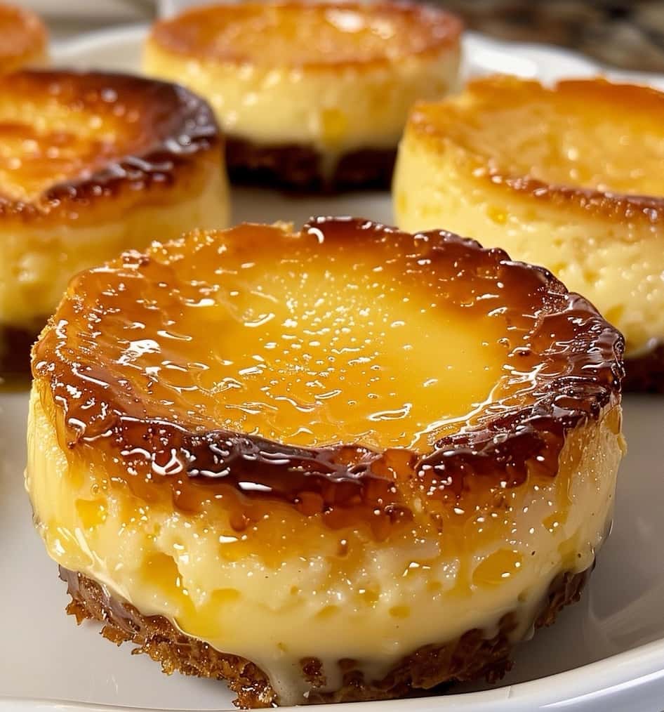Mini Crème Brûlée Cheesecakes Recipe