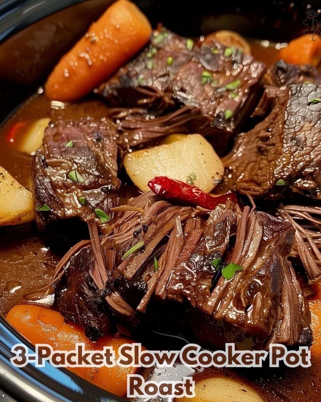 3-Packet Slow Cooker Pot Roast