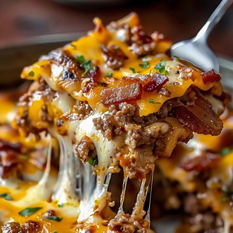 Cheesy Loaded Meatloaf Casserole