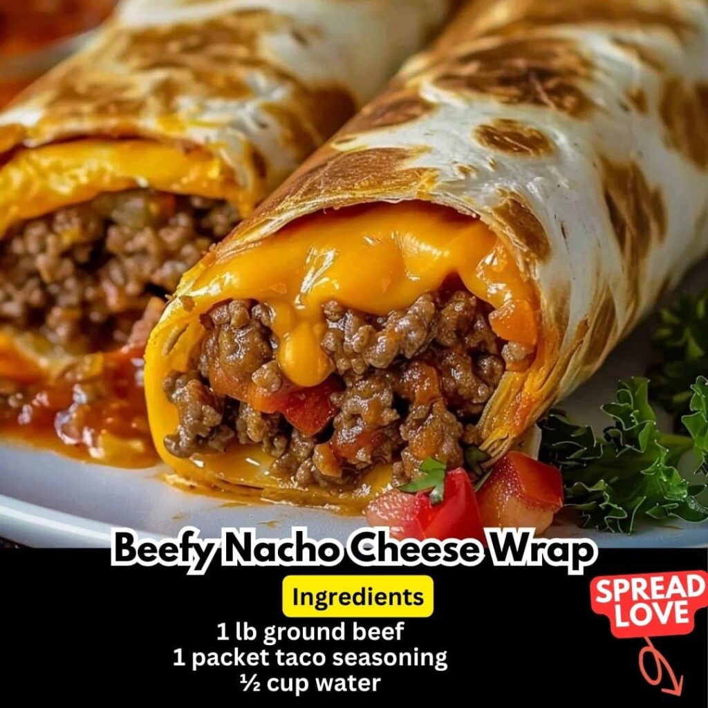 Beefy Nacho Cheese Wrap