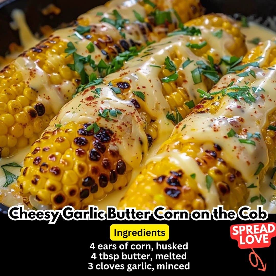 Cheesy Garlic Butter Corn on the Cob – Arch Recipes