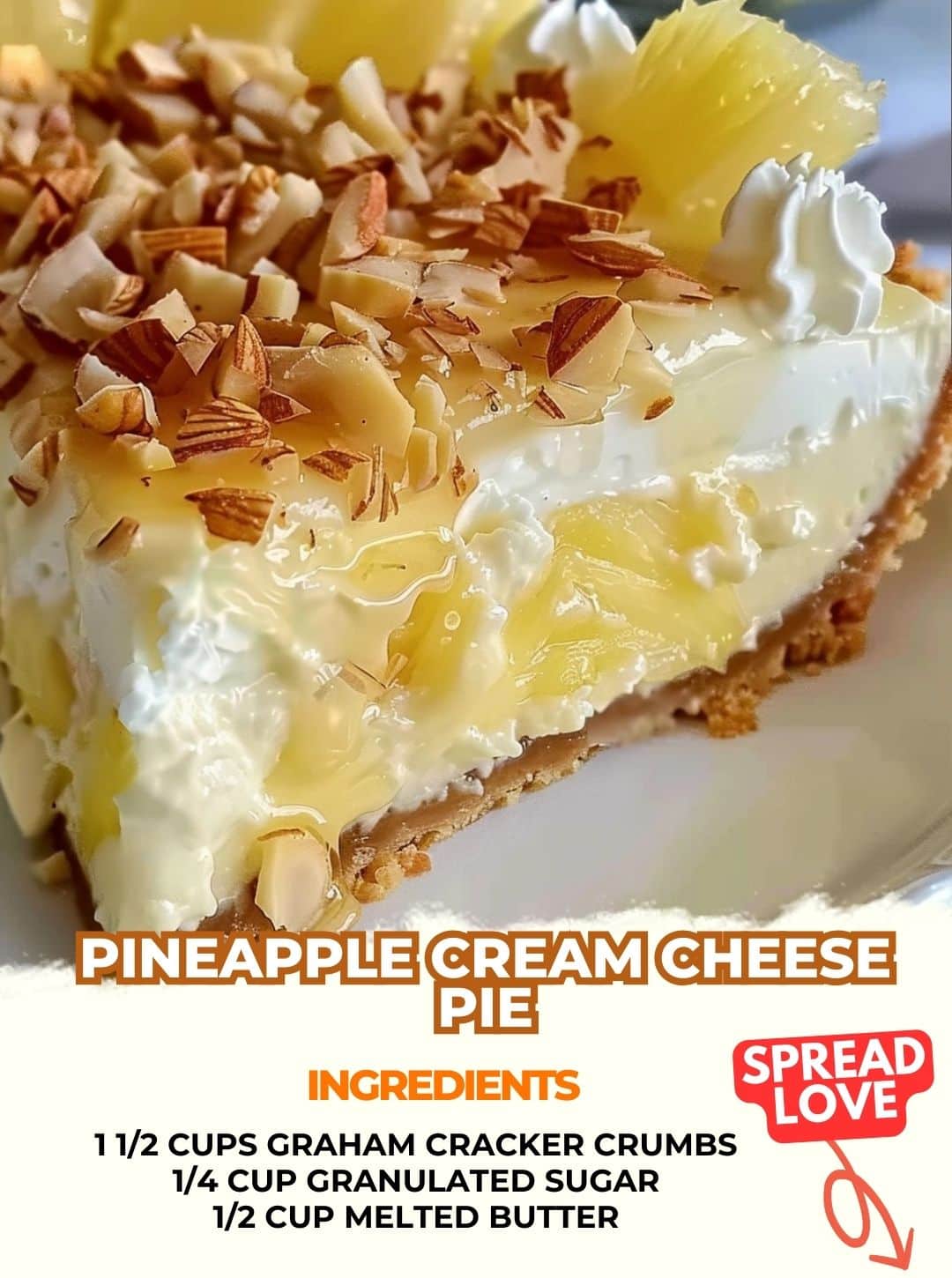 Pineapple Cream Cheese Pie