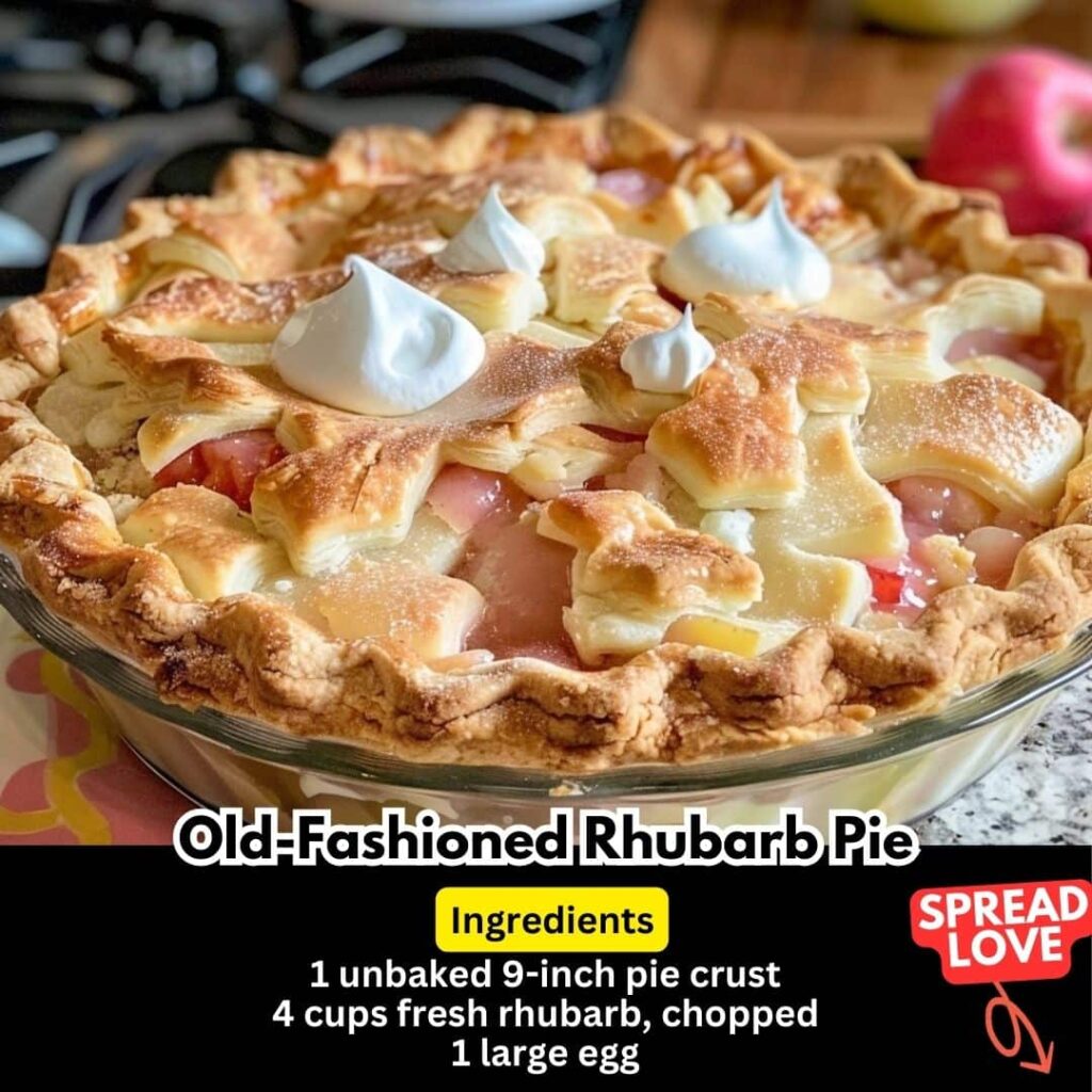 Old-Fashioned Rhubarb Pie